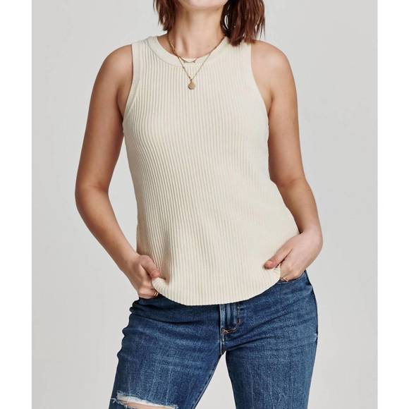 Another Love | Tops | New Another Love Cora Rib Tank In Birch | Poshmark
